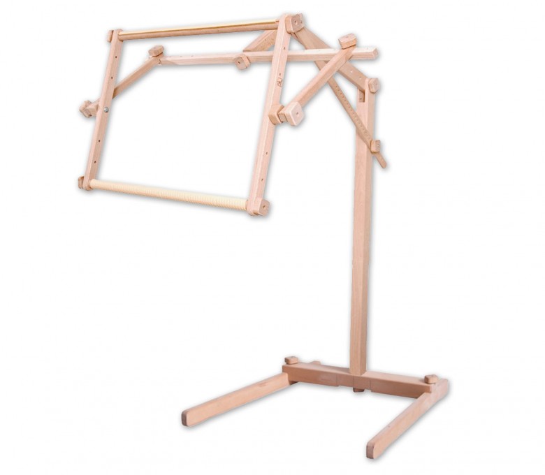 Wooden embroidery stand Stork with frame 35x48 cm (Arabeska) | Epasmanteria